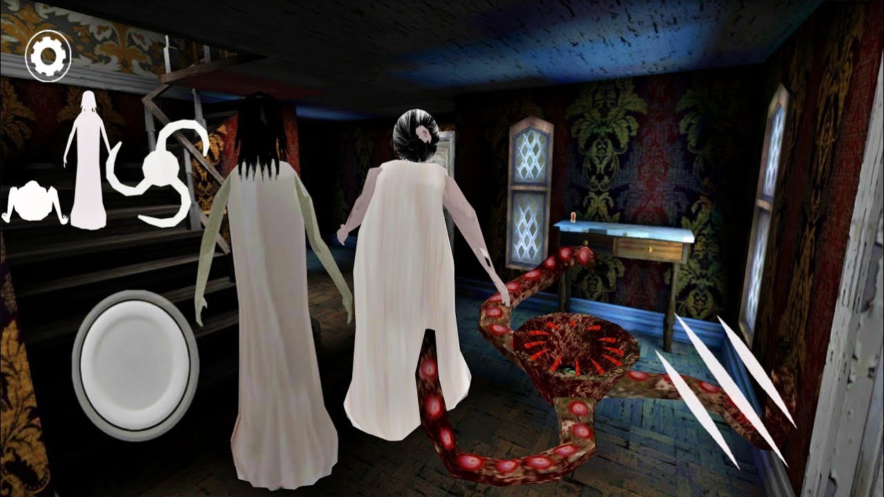 Playing as Slendrina Slendrina'Mom and Grandpa Monster in Granny ...