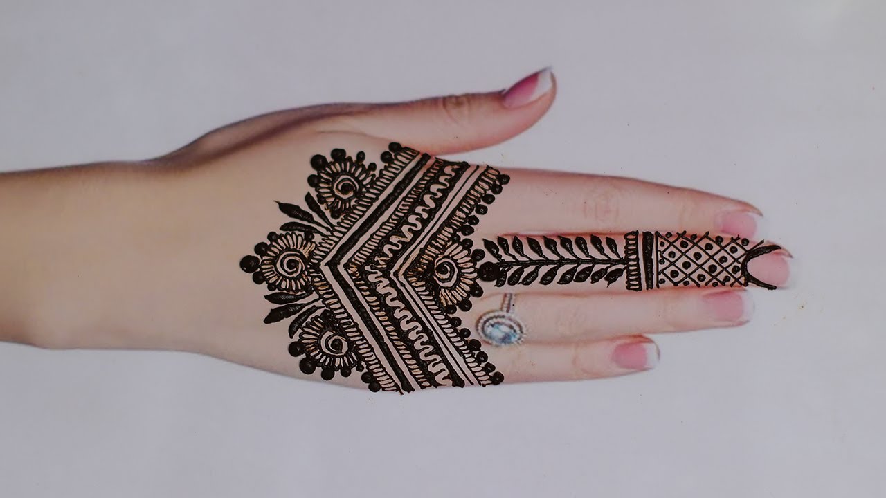 Stylish String Design | Henna Fusion - YouTube