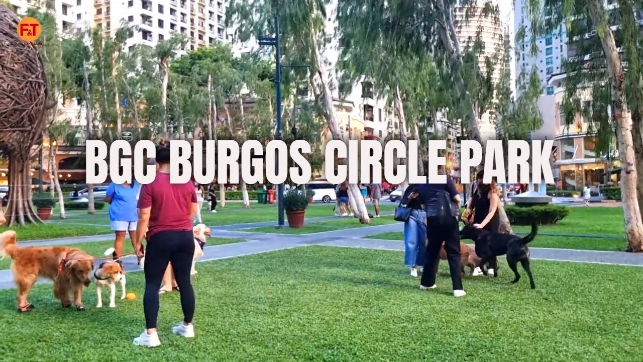 Where to bring pets at BGC | WALKING TOUR | BGC Burgos Circle Park ...