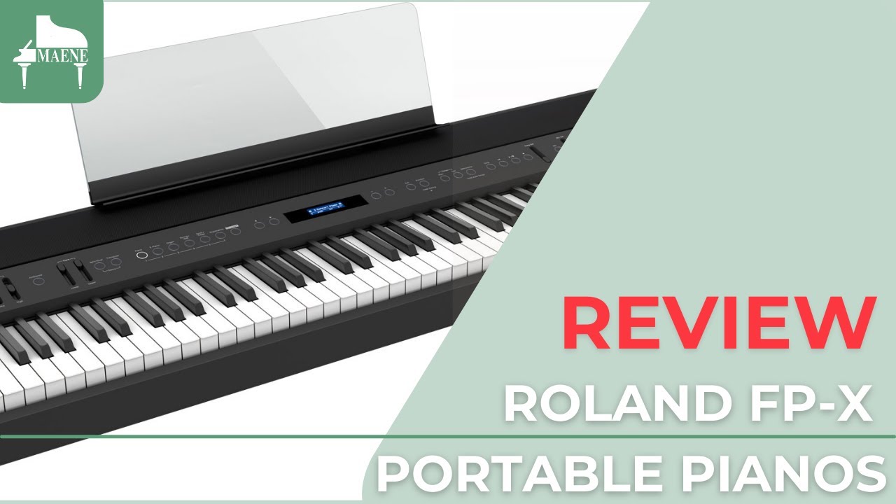 Roland FP-X portable piano series - Digital piano review (Nederlands ...