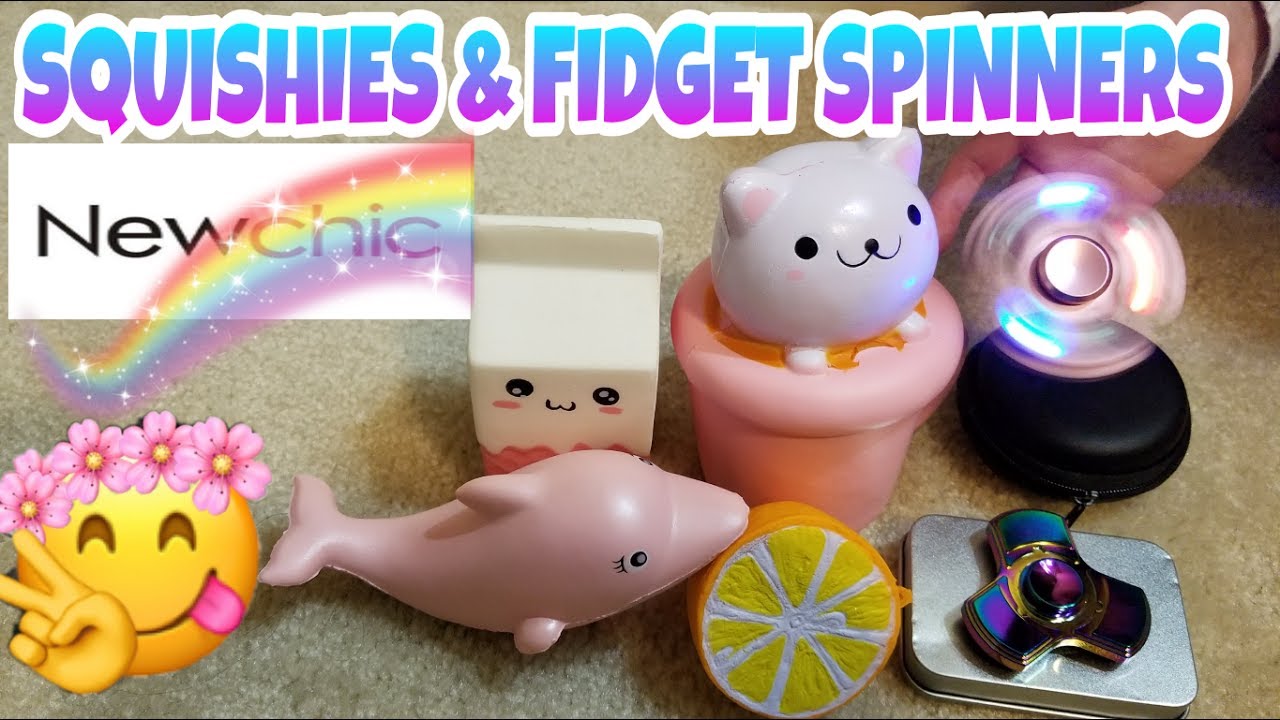 SQUISHIES & FIDGET SPINNER PACKAGE FROM NEWCHIC.COM ~NEW SQUISHIES ...
