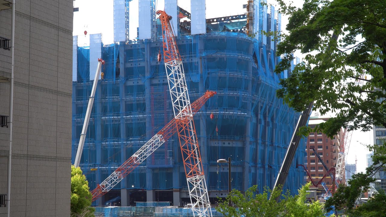 【虎ノ門・麻布台プロジェクト】（Toranomon-Azabudai Project） 完成時高さ日本一325mの超高層ビルの建設状況 ...