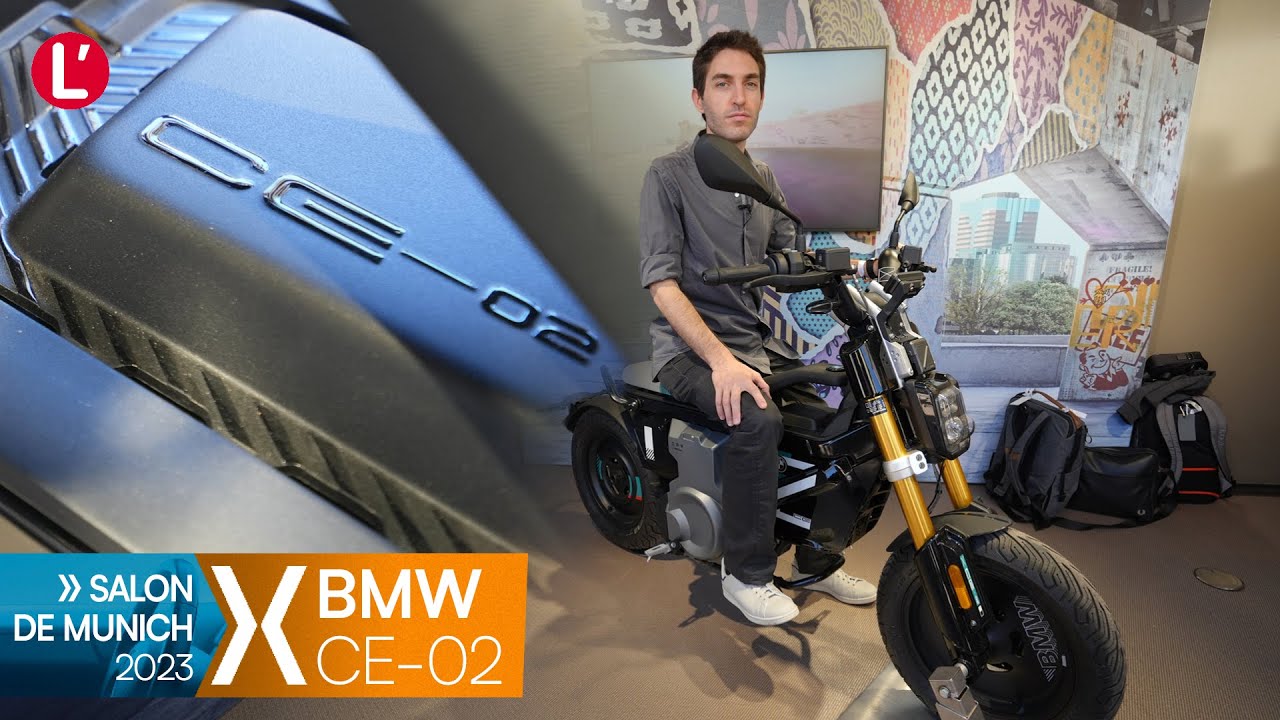 BMW CE-02 au salon IAA de Munich 2023 - YouTube