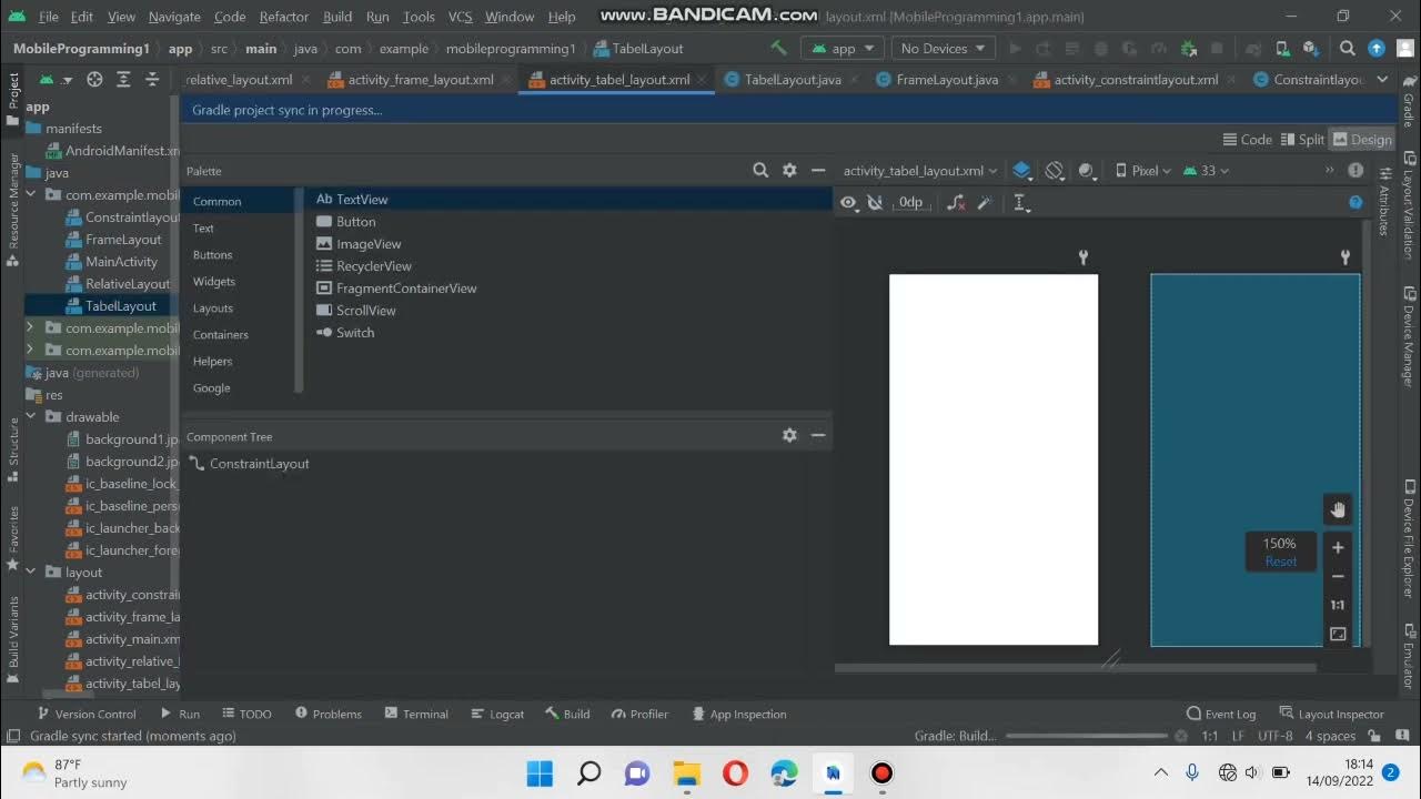 Macam Macam Layout Pada Android Studio - YouTube