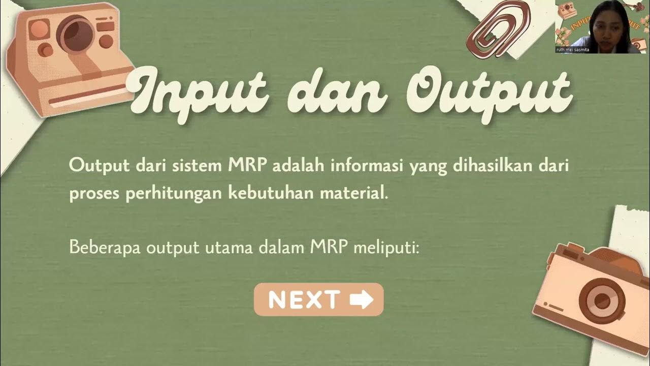 Video Pembelajaran Pengenalan Input dan Output MRP - YouTube