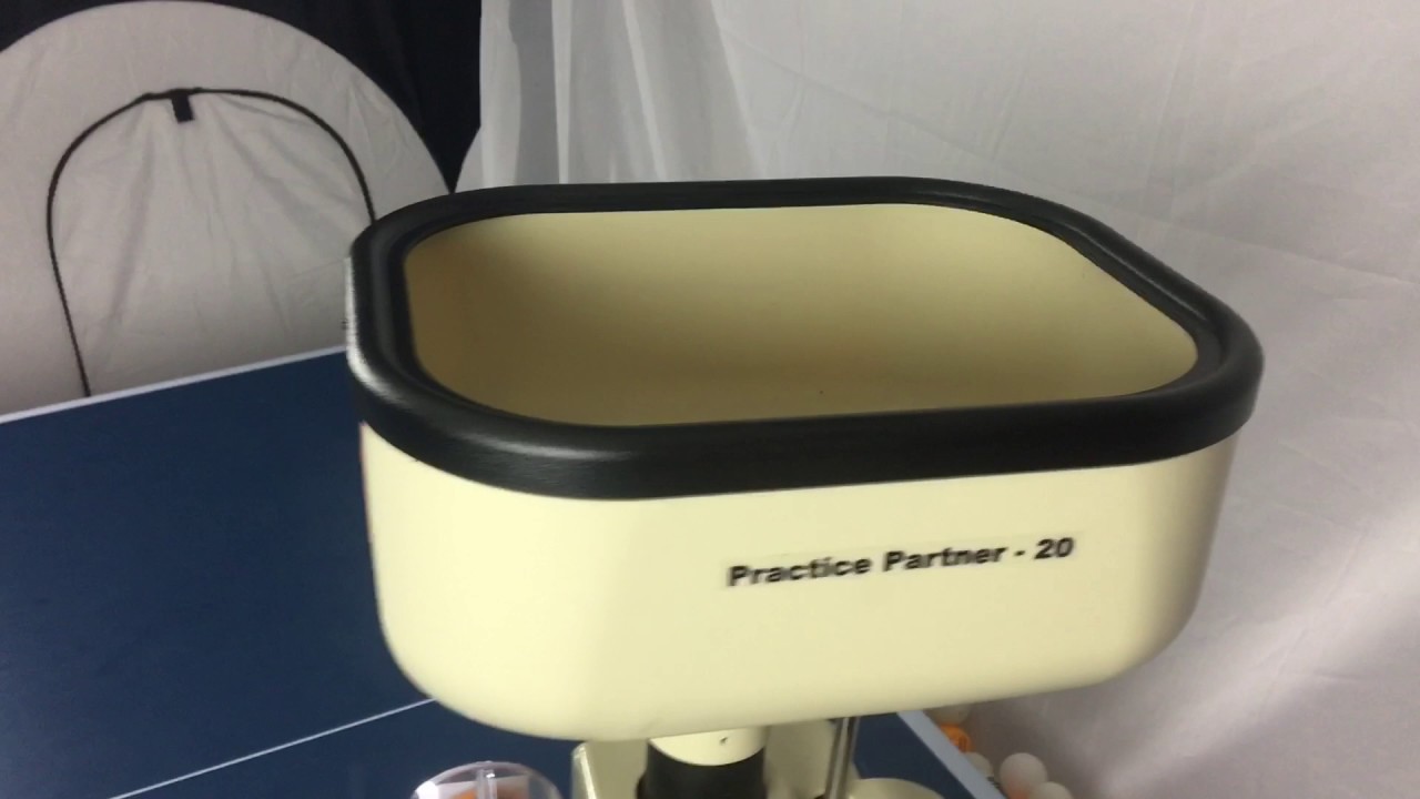 PRACTICE PARTNER 20 TABLE TENNIS ROBOT - AMAZING BARGAIN! - YouTube