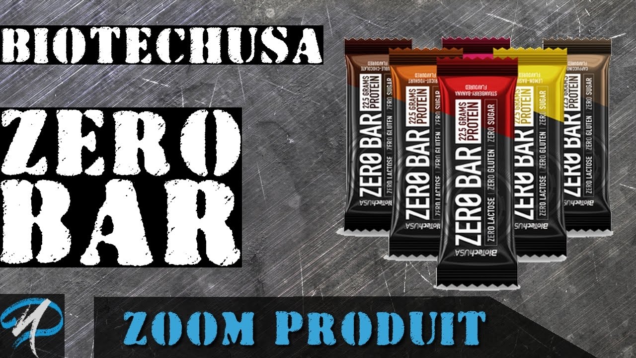 Zero bar (BiotechUSA) | Nutridiscount.fr - YouTube