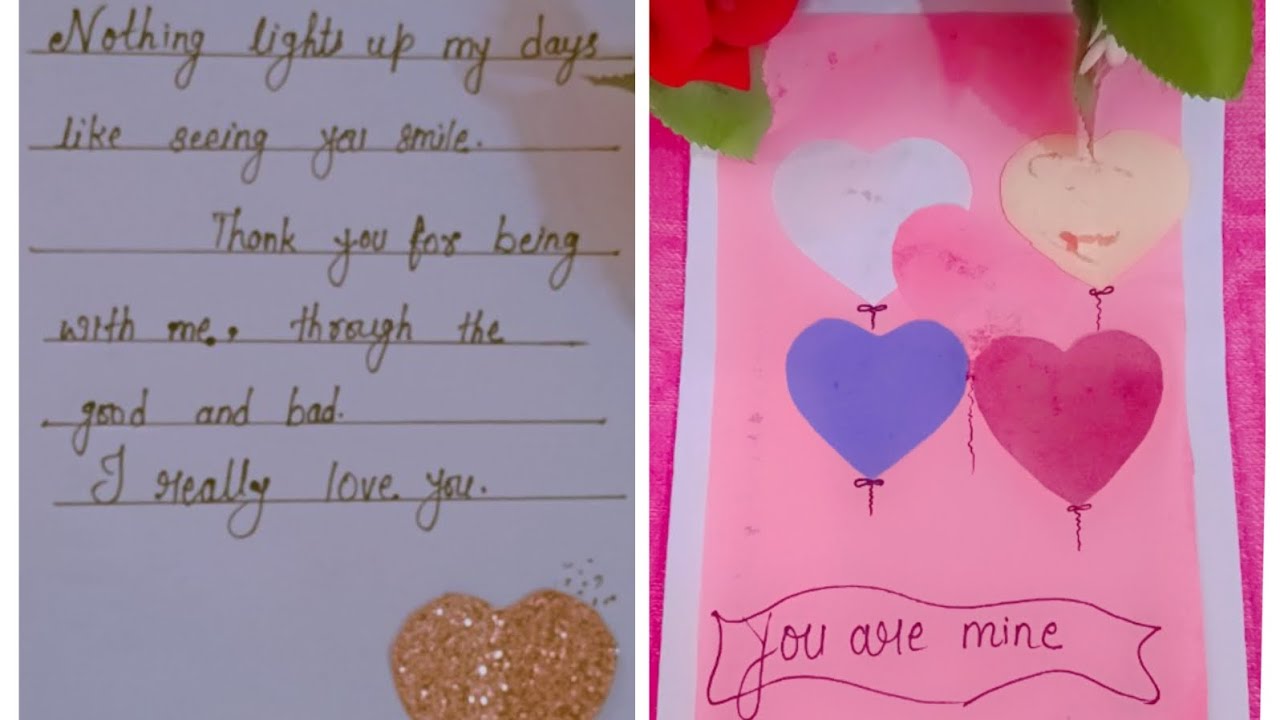 how to make card - YouTube