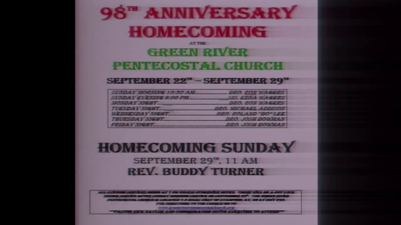 Green River Pentecostal Church Live Stream - YouTube