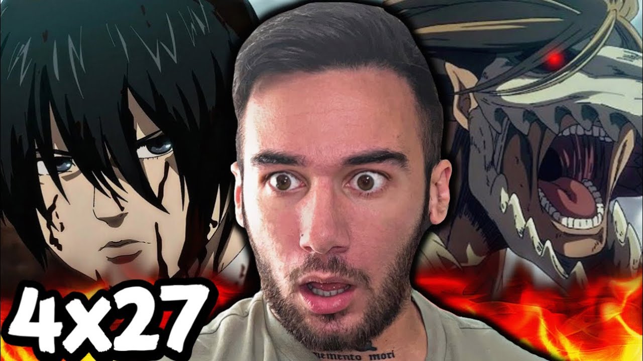 ATTACK ON TITAN 4x27 (REACTION) - YouTube