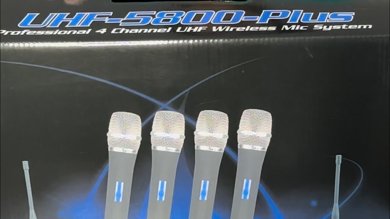 @VocoPro UHF-5800- Wireless Microphone- Unboxing- Best For KARAOKE ...
