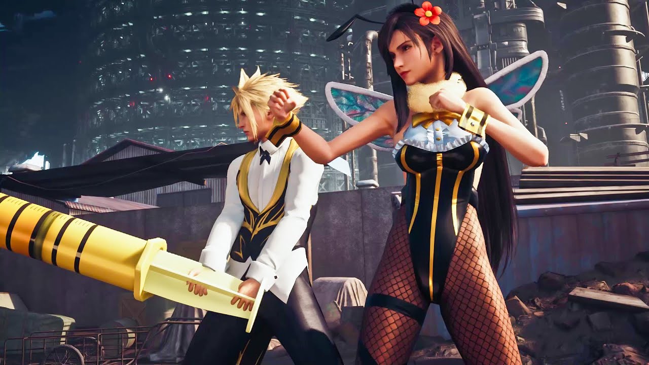 Tifa In Honeybee Outfit Final Fantasy 7 Remake Youtube