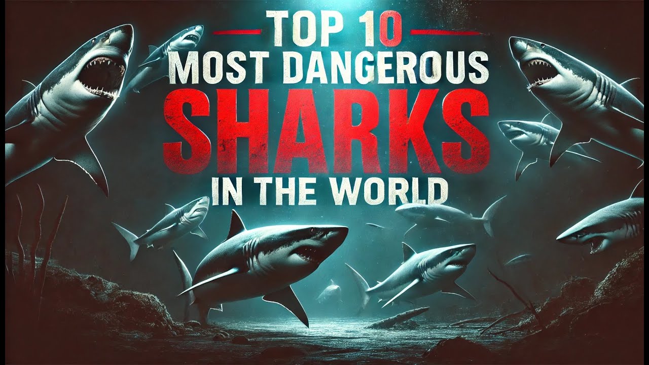 Top 10 Most Dangerous Sharks in the World - YouTube