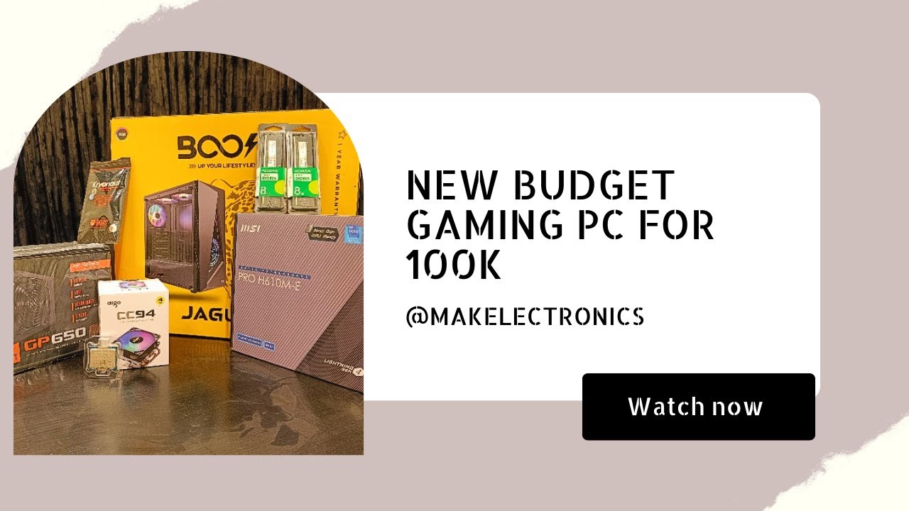 BRAND NEW FUTURISTIC GAMING PC FOR 100K IN PAKISTAN WITHOUT GPU ...