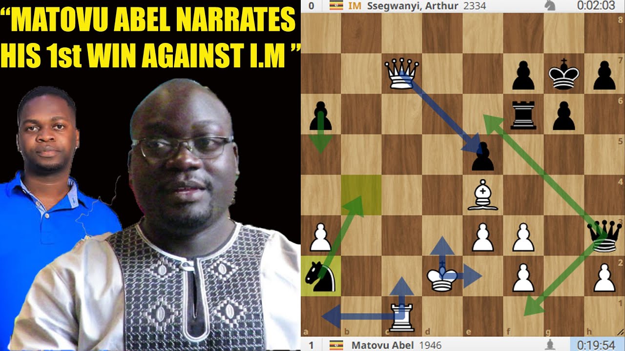 Matovu Abel drowns the strongest I.M Arthur Ssegwanyi (KIREKA CHESS ...