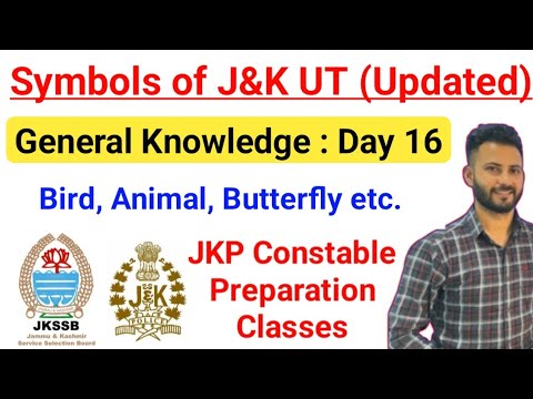 Symbols of J&K UT (Updated)🔥JKP Constable 2024 Classes General ...