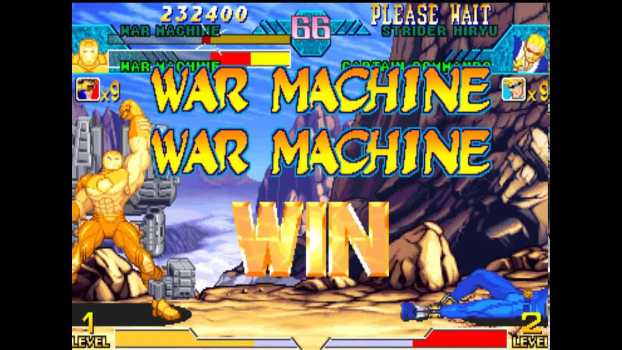 #233 Marvel vs. Capcom Hidden Characters (1/6): Hyper Armor War Machine ...