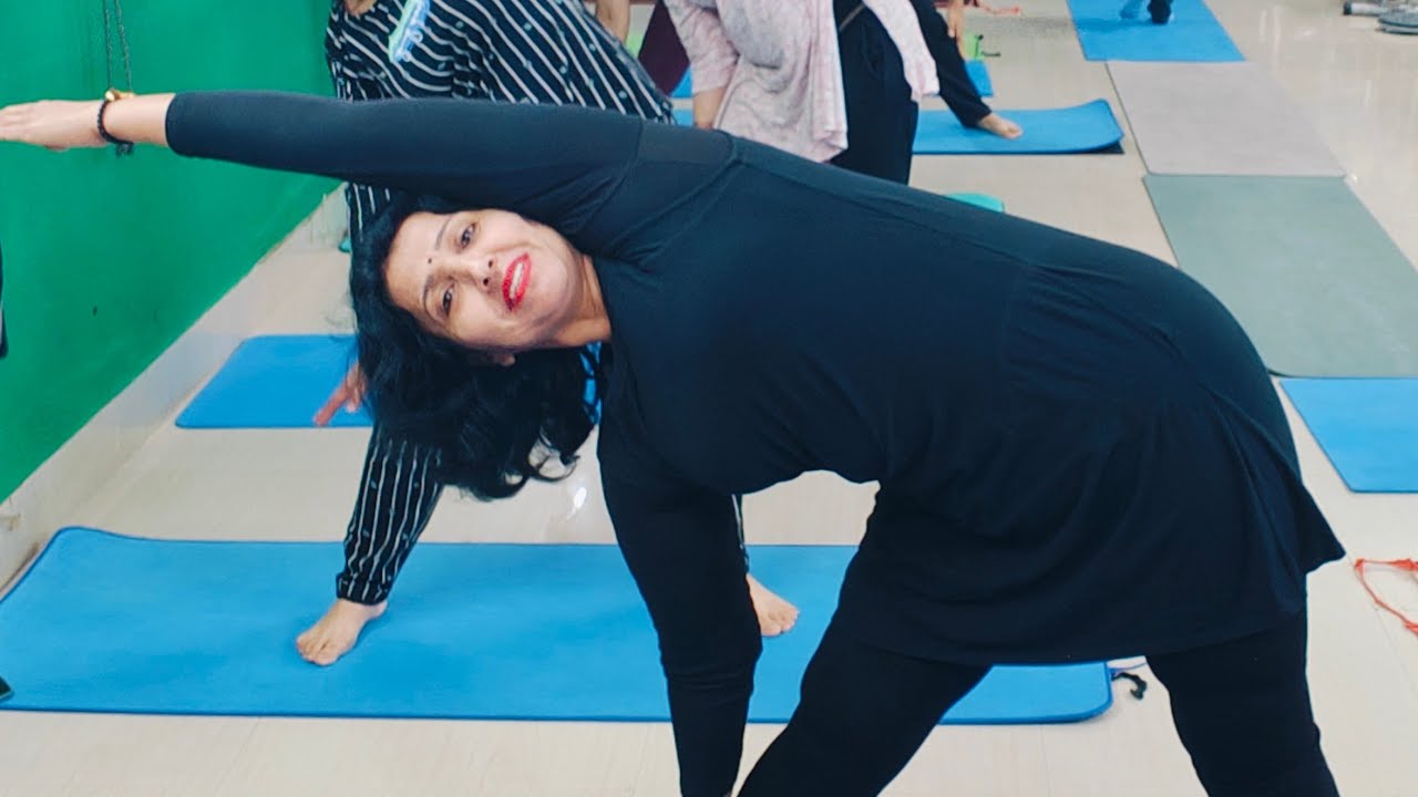 Morning workout & Yoga session with Dr. Sandhya - YouTube