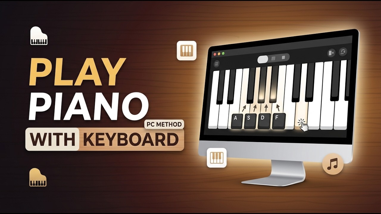 🎹 How to Play Piano Using Keyboard in Computer or Laptop | 💻 Play ...