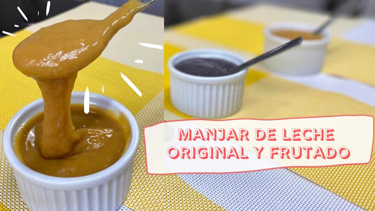 Cómo hacer manjar de leche 🥛 original y frutado desde CASA??? - YouTube