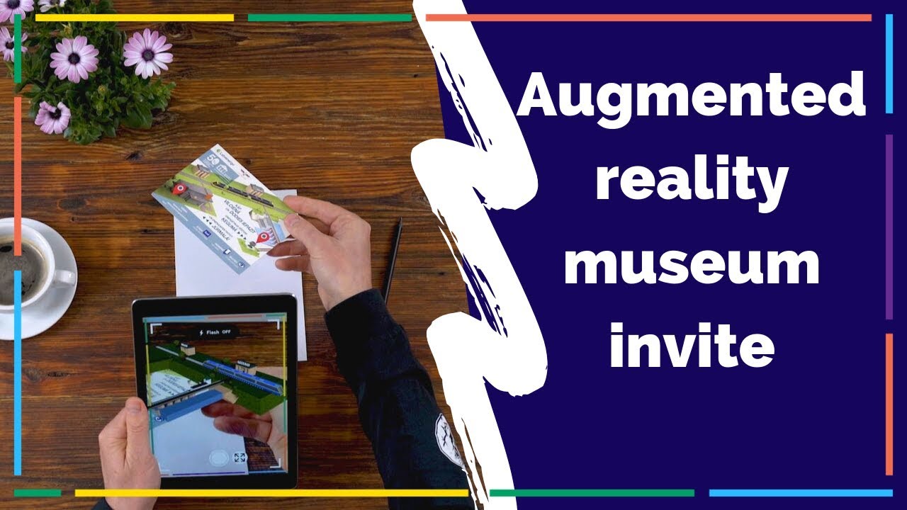 Augmented reality print | Museum invite - YouTube