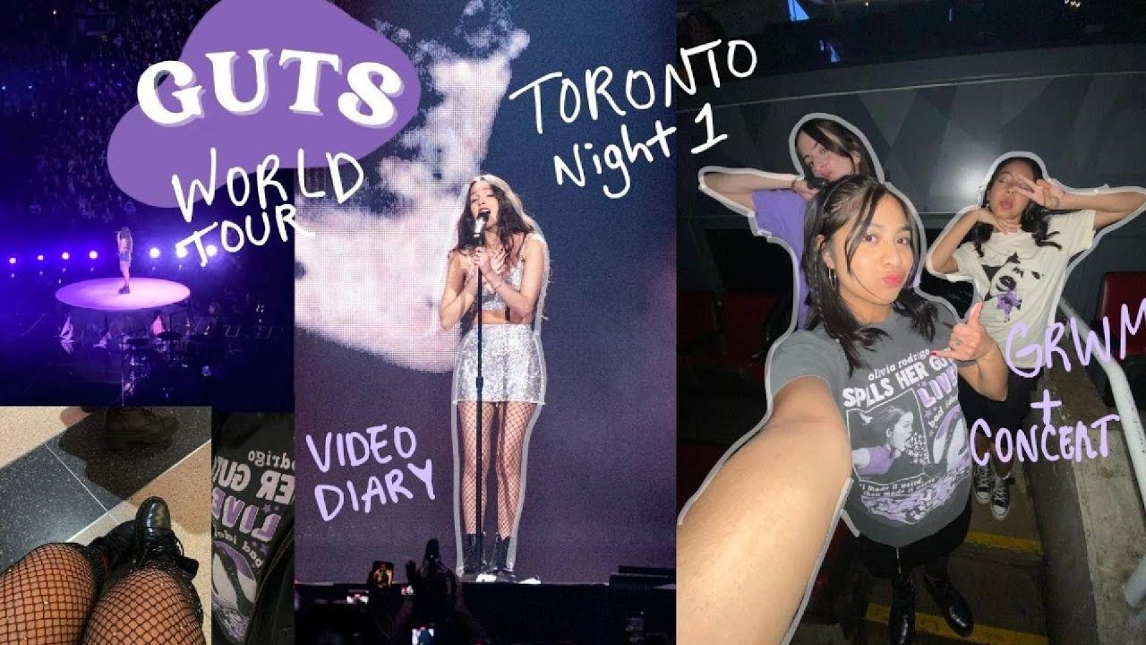 GUTS TOUR Olivia Rodrigo- Toronto! (grwm + concert) - YouTube