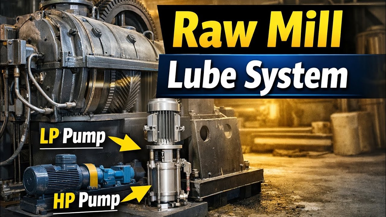 Raw Mill Lubrication System Explained | LP Pump & HP Pump | Cement ...