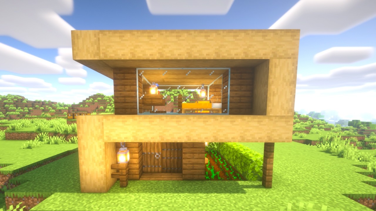Minecraft House Tutorial - YouTube