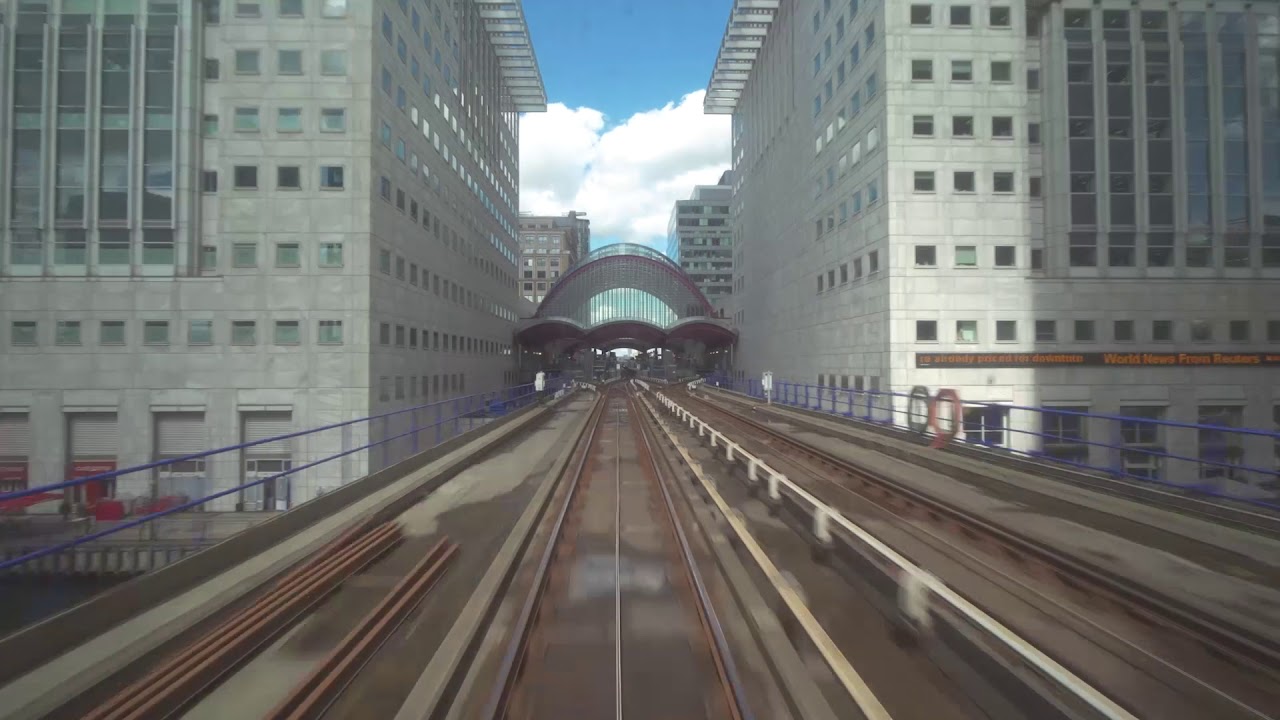 DLR Lewisham to Bank station - YouTube