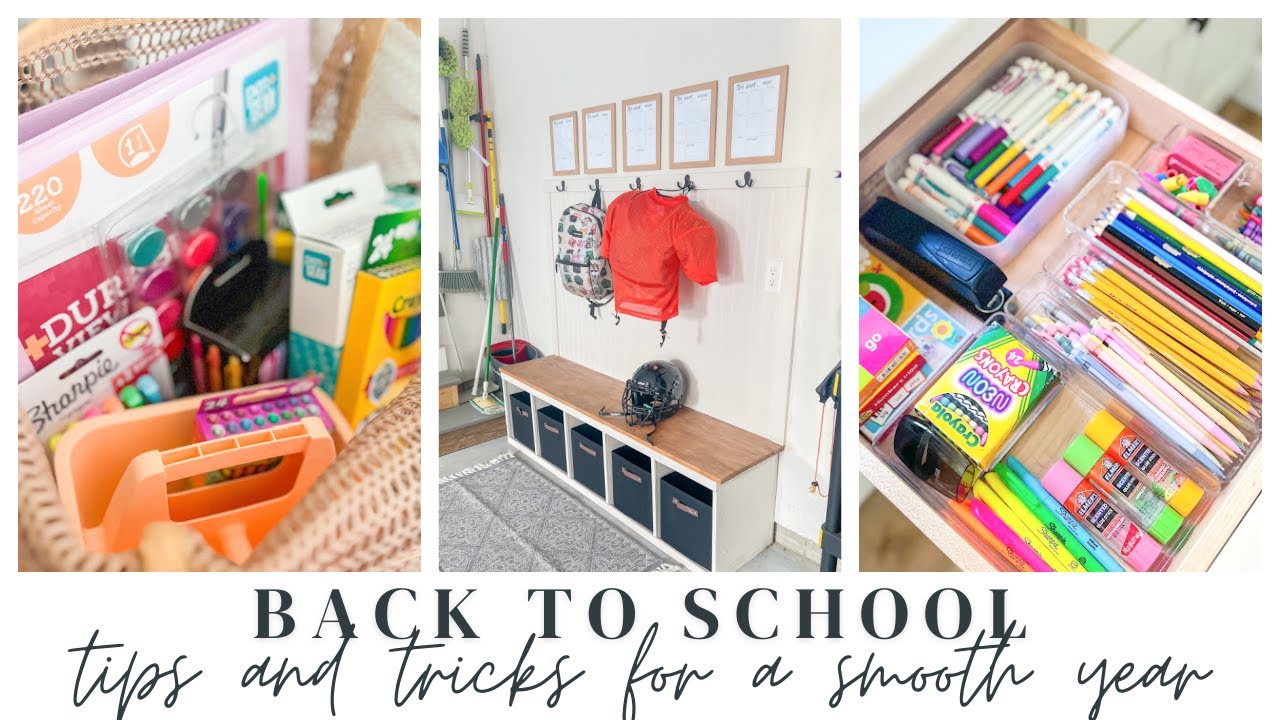 BACK TO SCHOOL 2024// TIPS AND TRICKS FOR A SMOOTH SCHOOL YEAR ...