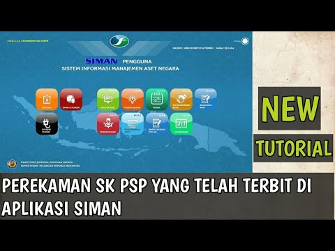 NEW Tutorial Perekaman SK PSP di aplikasi SIMAN #SIMAK #BMN #SIMAN ...