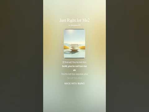 Just Right for Me - YouTube