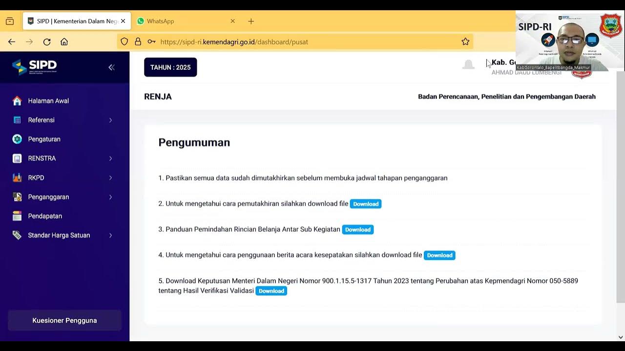 #PART 1 Cara Input Sub Kegiatan RENJA RKPD Tahun 2025 dalam SIPD RI - YouTube