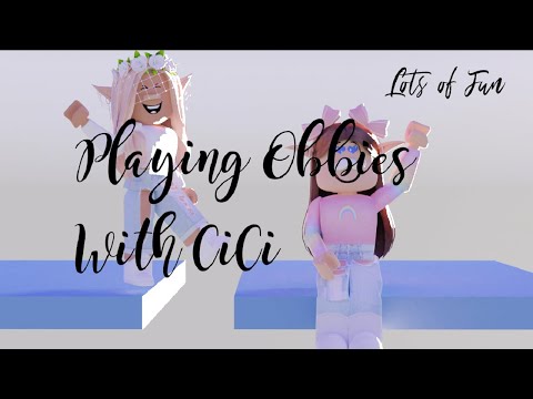 Playing a Chart Obby with Cici!