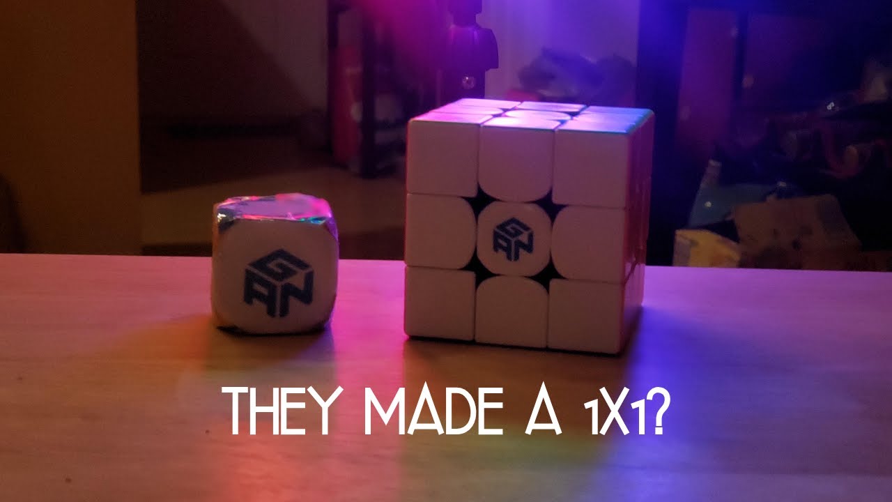 GAN 1x1 Rubik’s Cube? | Making a 1x1 - YouTube