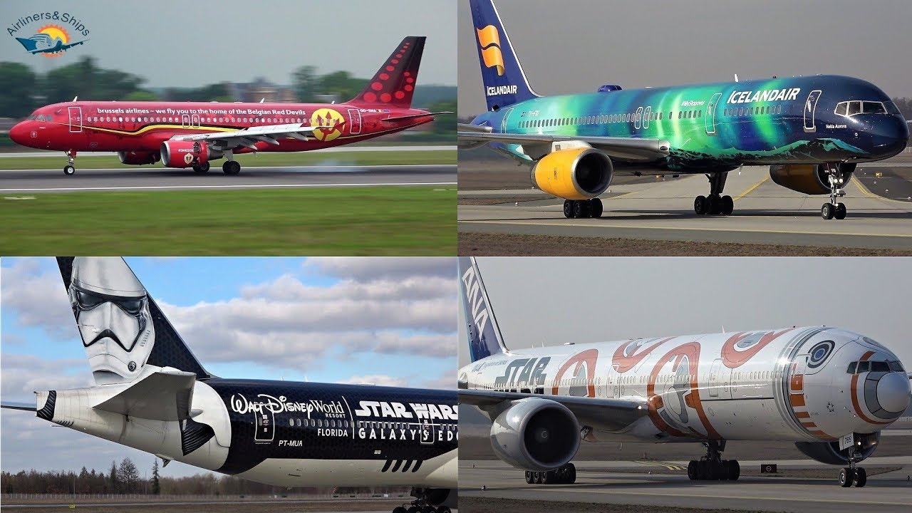 Special Liveries Compilation Planespotting 2019/2020 - YouTube