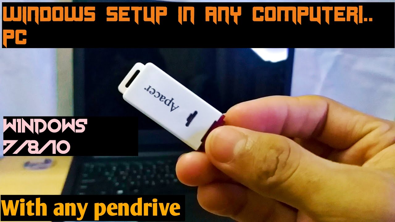 How to install / setup windows in any PC|| windows 7/8/10 - YouTube