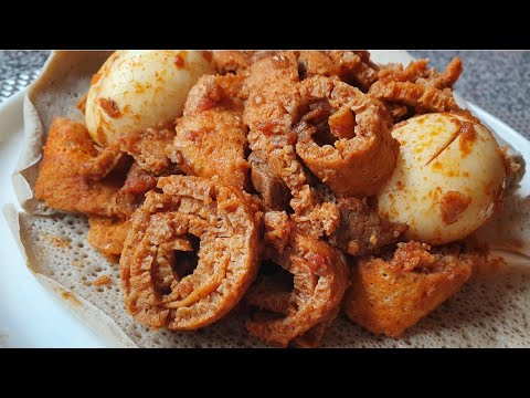 ስጋ ፍርፍር አሰራር Ethiopian food Siga Firfir Aserar - YouTube