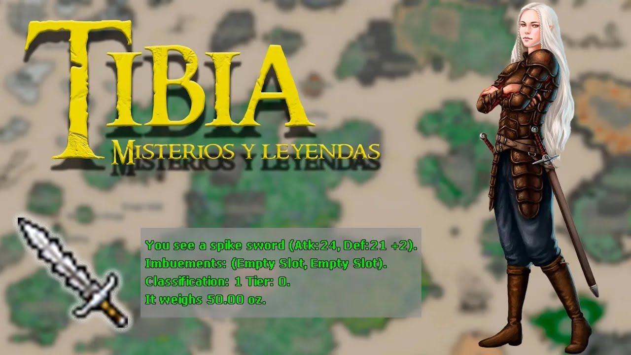 La leyenda de la Sword of fury / Spike sword / Rookgaard / Misterios y leyendas / Tibia / Lore ...