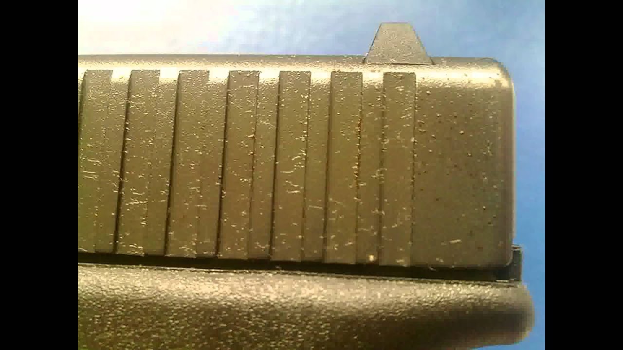 Glock Austria Gen 4 slide rust - YouTube