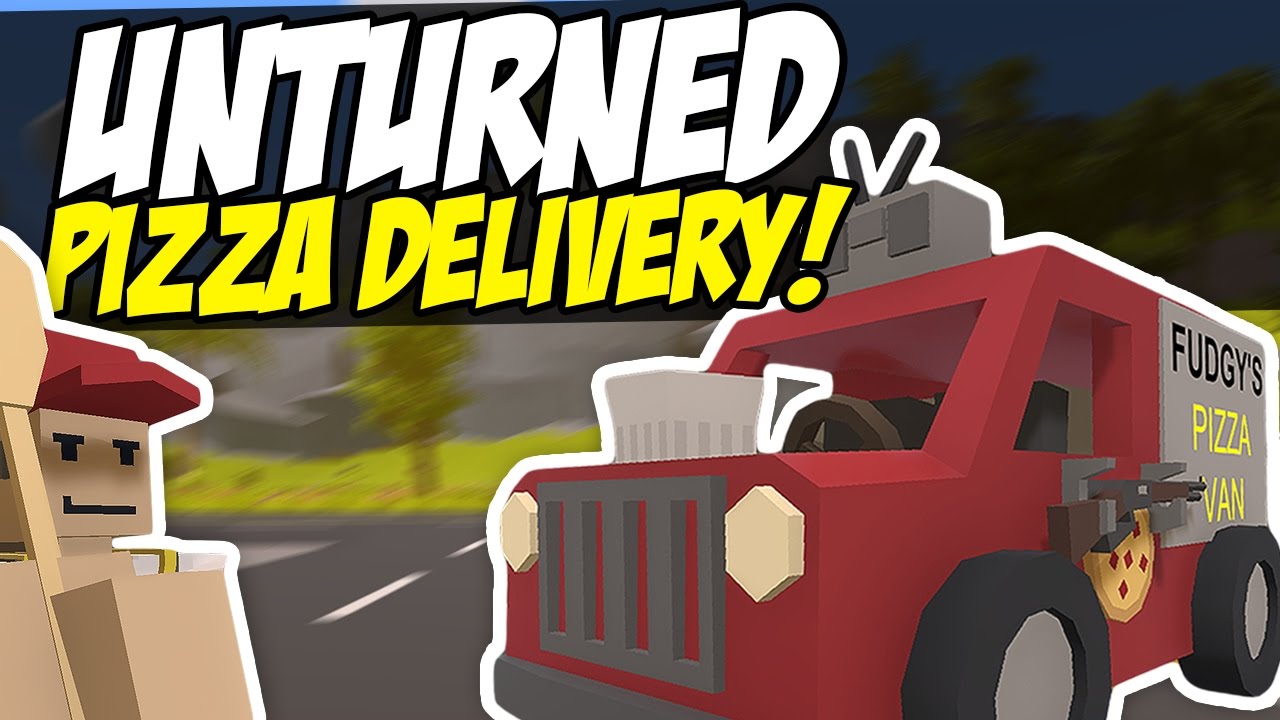 PIZZA DELIVERY MAN - Unturned RP (Funny Moments) - YouTube