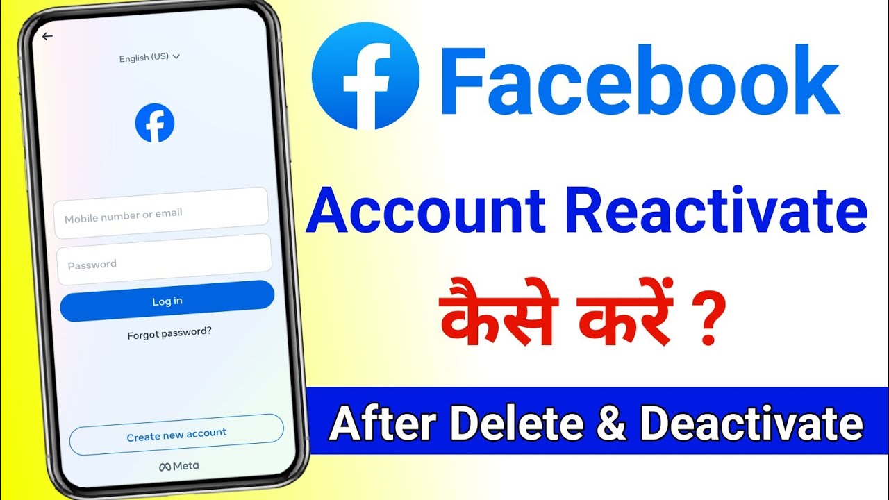 How To Reactivate Facebook Account 2024 | Facebook Account Activate ...