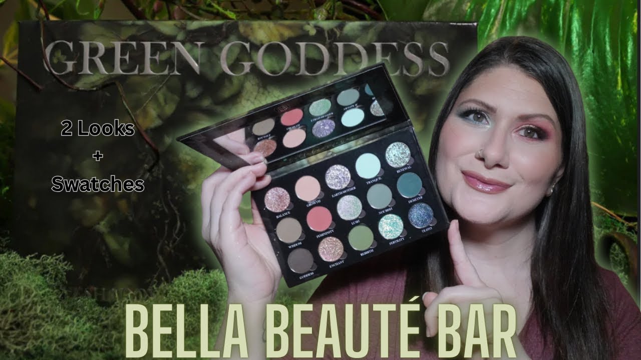 BELLA BEAUTÉ BAR GREEN GODDESS PALETTE - YouTube