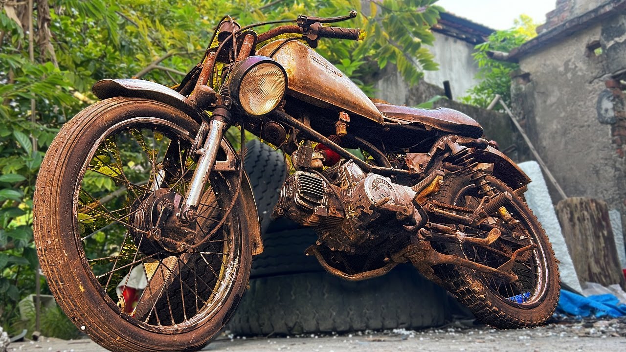 🔴 Full Restoration 50 Years Old Ruined Classic Motorcycle||Restoration ...