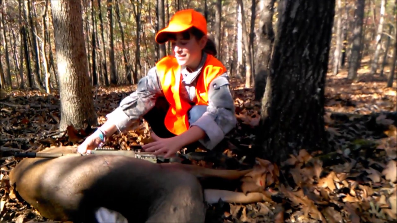 Twin Girls first deer Birthday Bucks AR15 deer hunting at its best ...