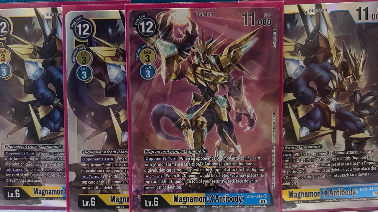Magnamon(X Antibody) 1st place at locals!!! Deck profile. - YouTube