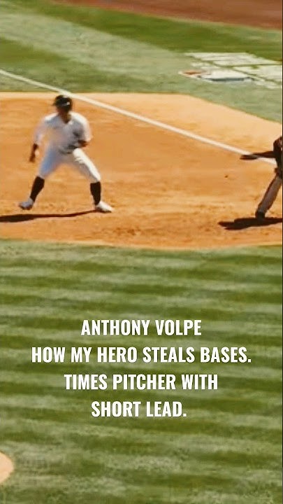 How does Anthony Volpe Steal 2nd Base? - YouTube