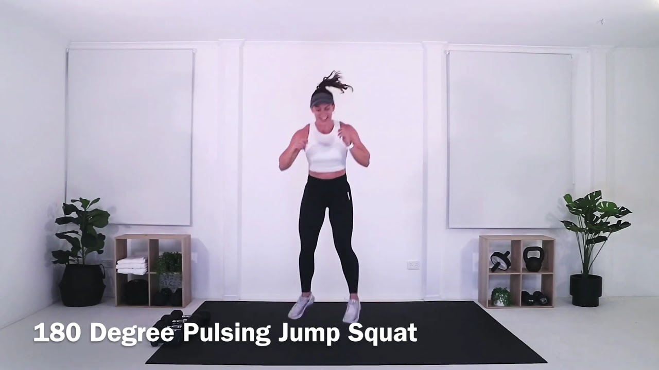 180 Degree Pulsing Jump Squat - YouTube