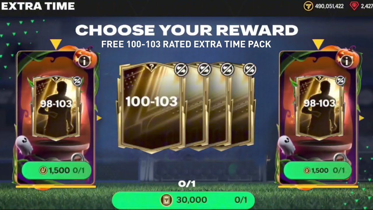 FREE 100-103 RATED EXTRA TIME PICK FC MOBILE 25 | UNIVERSAL TOKENS SHOP ...