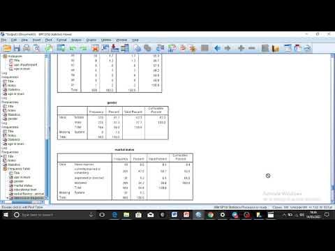 SPSS by amharic language descriptive analysis( frequency, descriptive statics, explore) - YouTube